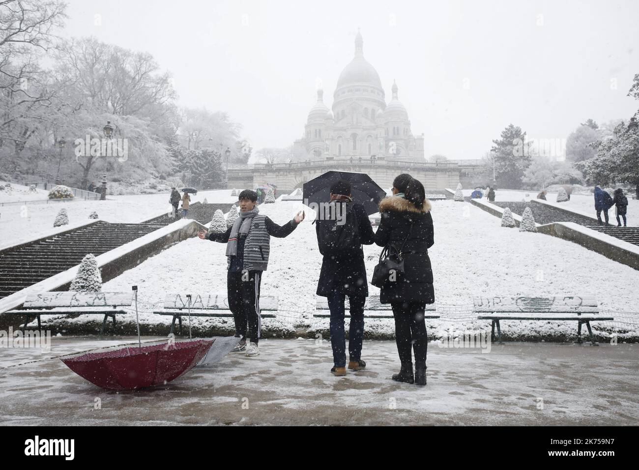 Snowfall and freezing temperatures led to travel disruption across ...