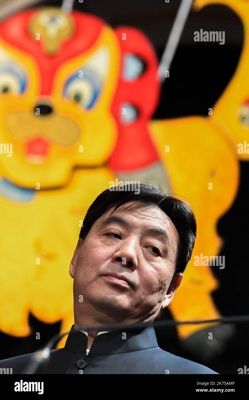 The Mayor of Paris, Anne Hidalgo and ZHAI Jun, China's ambassador to ...