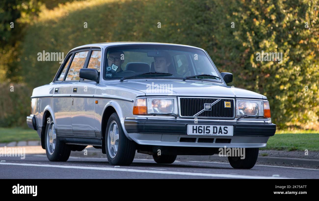 1991 silver Volvo 240 Stock Photo - Alamy