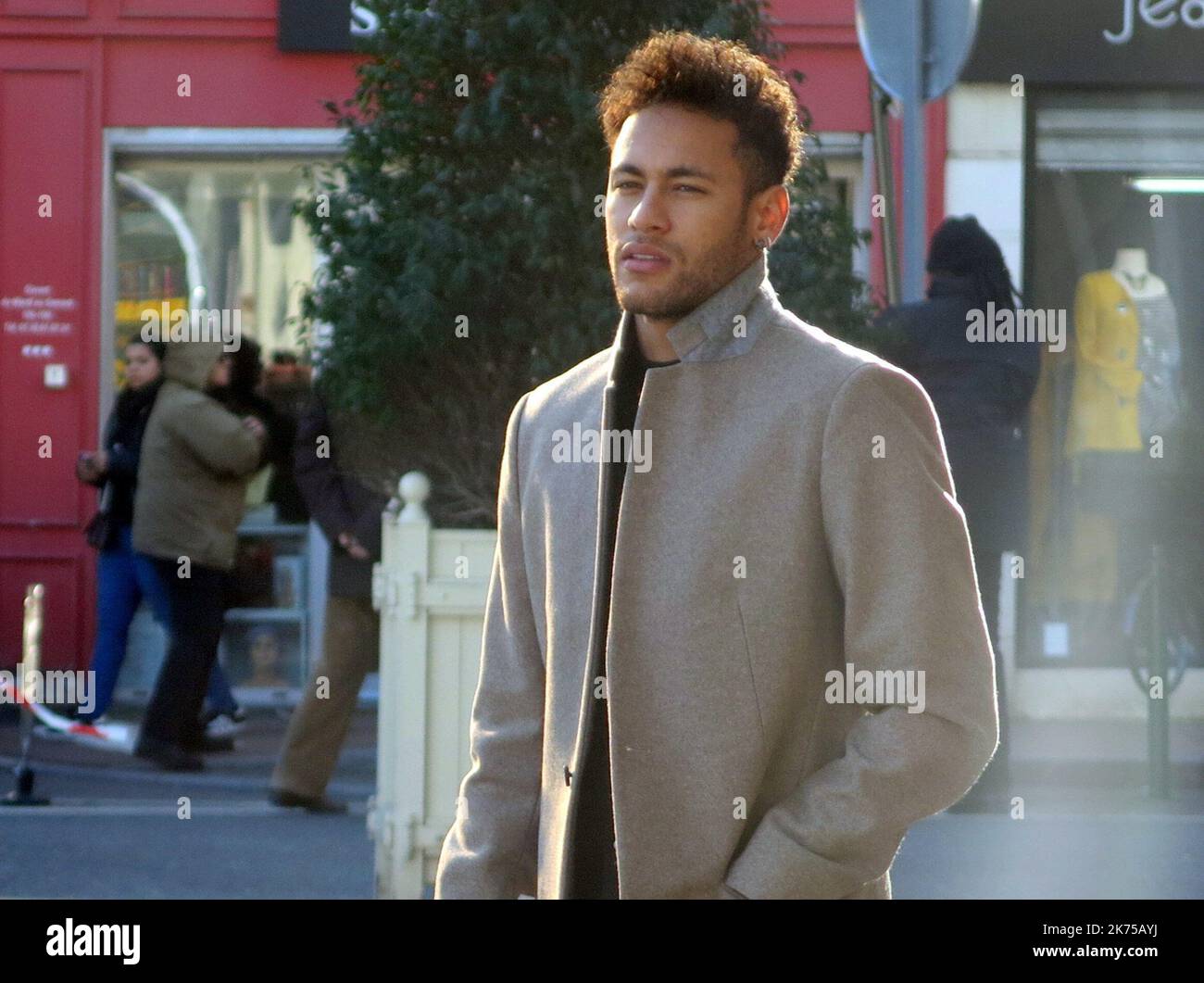 Neymar, the Brazilian star of french first league soccer club, PSG ...