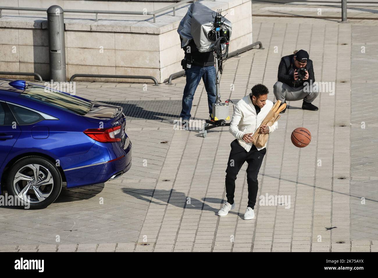 Neymar, the Brazilian star of french first league soccer club, PSG ...