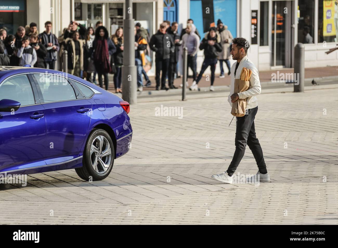 Neymar, the Brazilian star of french first league soccer club, PSG ...