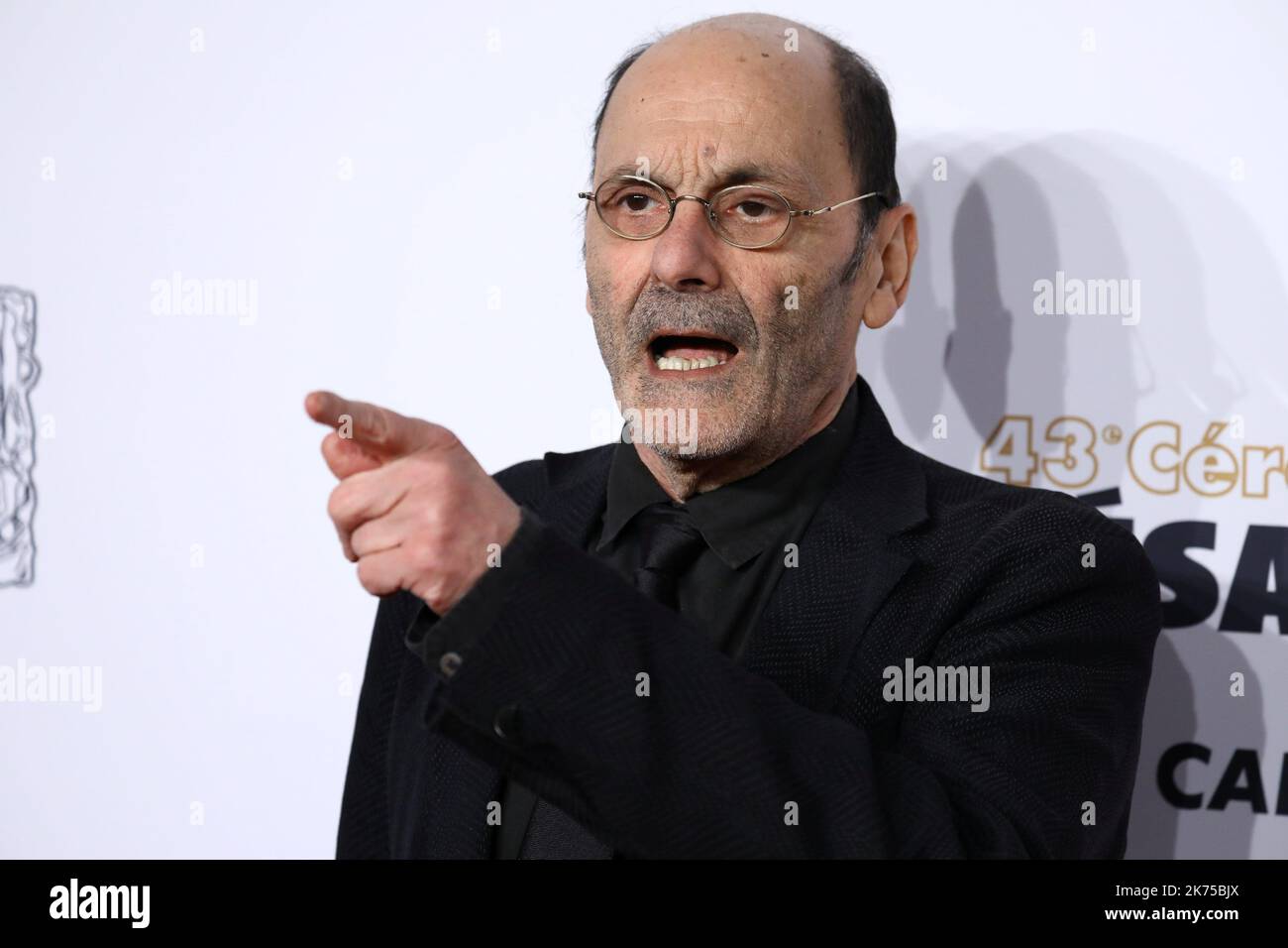 43rd Cesar Awards held at the Salle Pleyel in Paris, France on 2nd ...