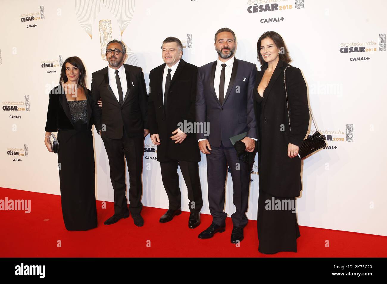 Eric Toledano and Olivier Nakache arrive at the Cesar Film Awards 2018 ...