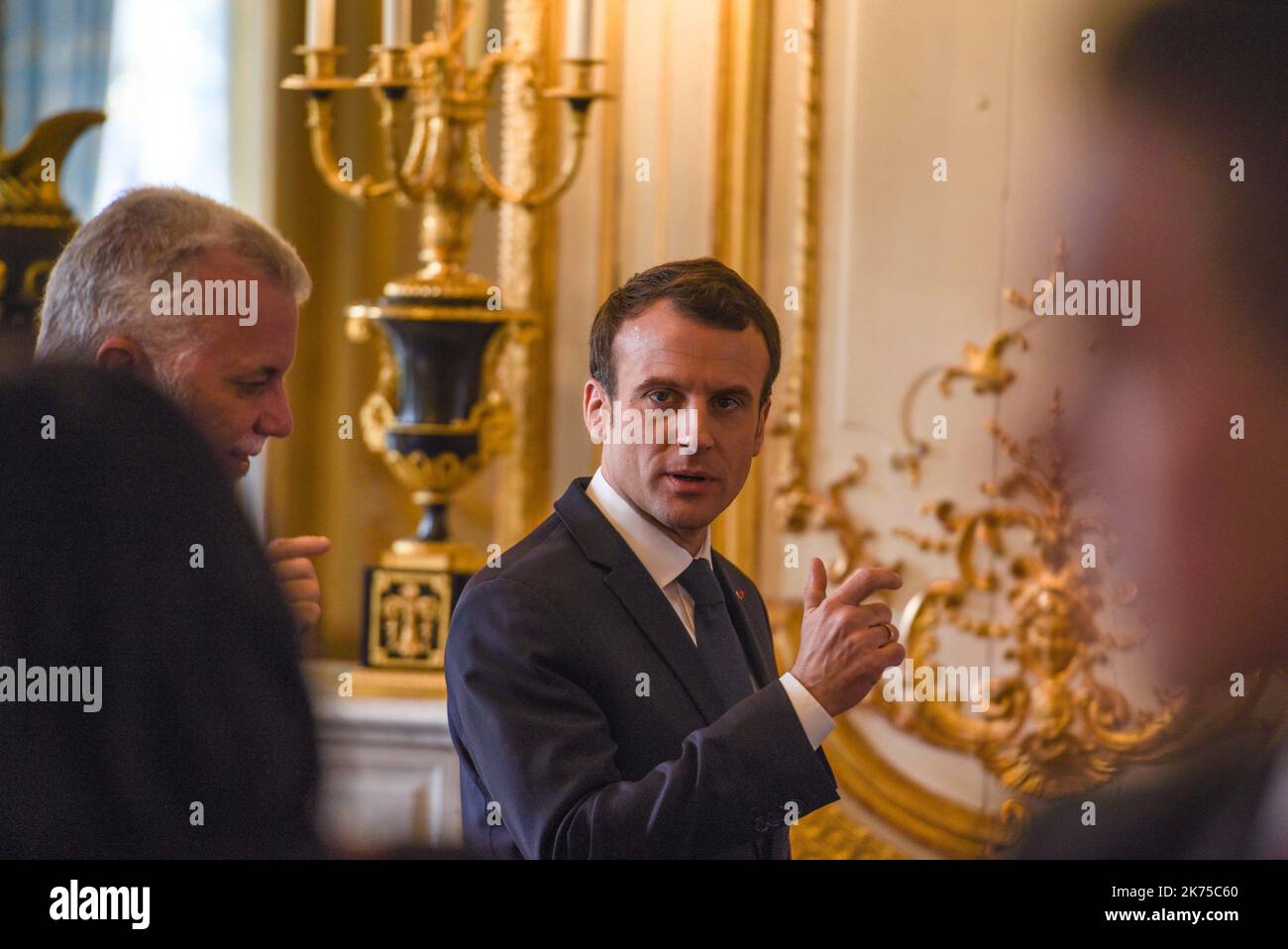French President Emmanuel Macron meets Quebec Prime Minister Philippe ...