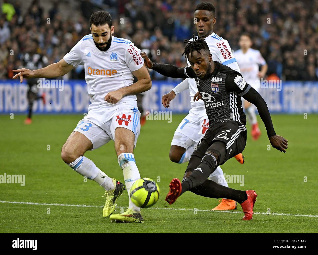MAXWEL CORNET et ADIL RAMI Stock Photo - Alamy