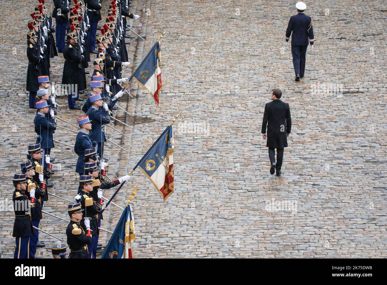 Paris, FRANCE ; CEREMONIE D' HOMMAGE NATIONAL AU LIEUTENANT COLONEL ...