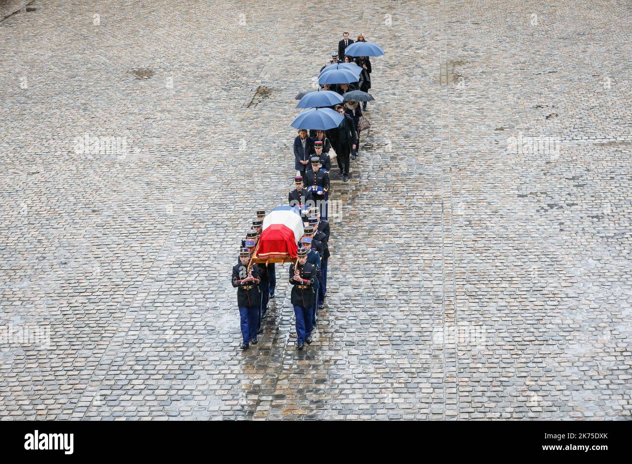 Paris, FRANCE ; CEREMONIE D' HOMMAGE NATIONAL AU LIEUTENANT COLONEL ...