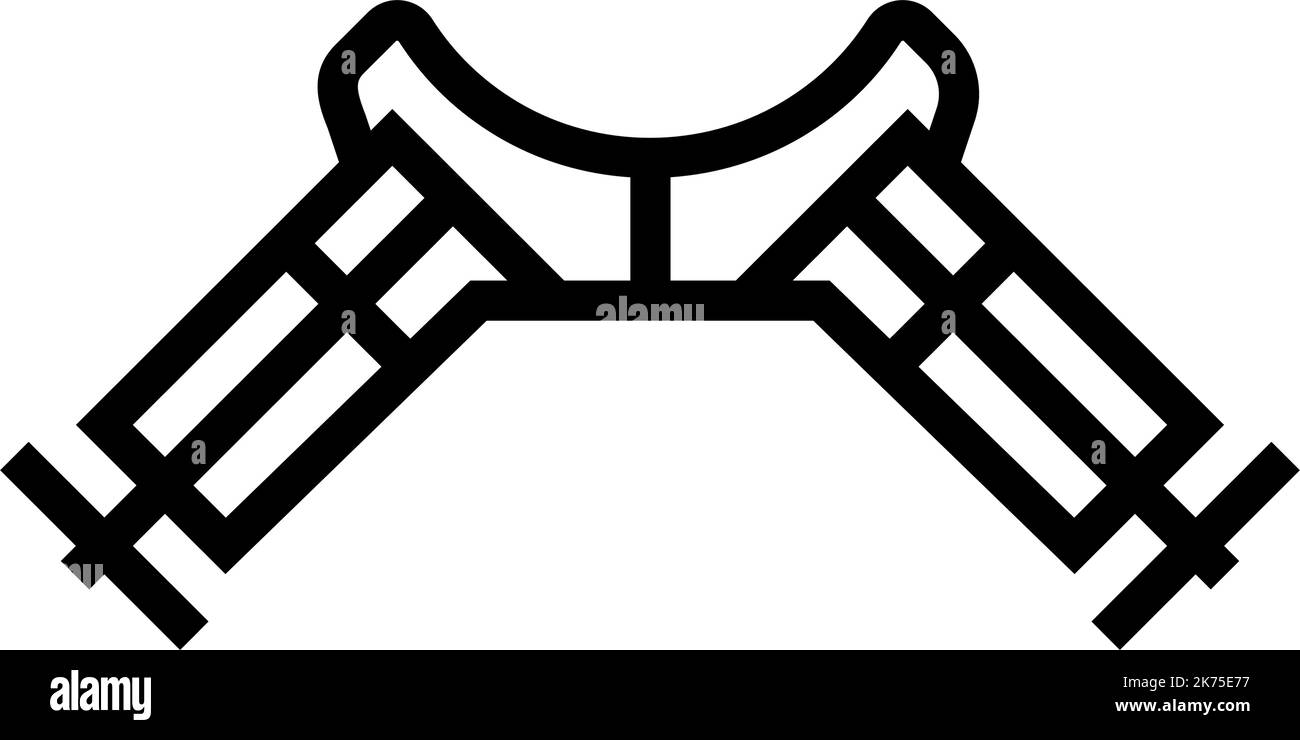 corner clamp line icon vector illustration Stock Vector Image & Art - Alamy