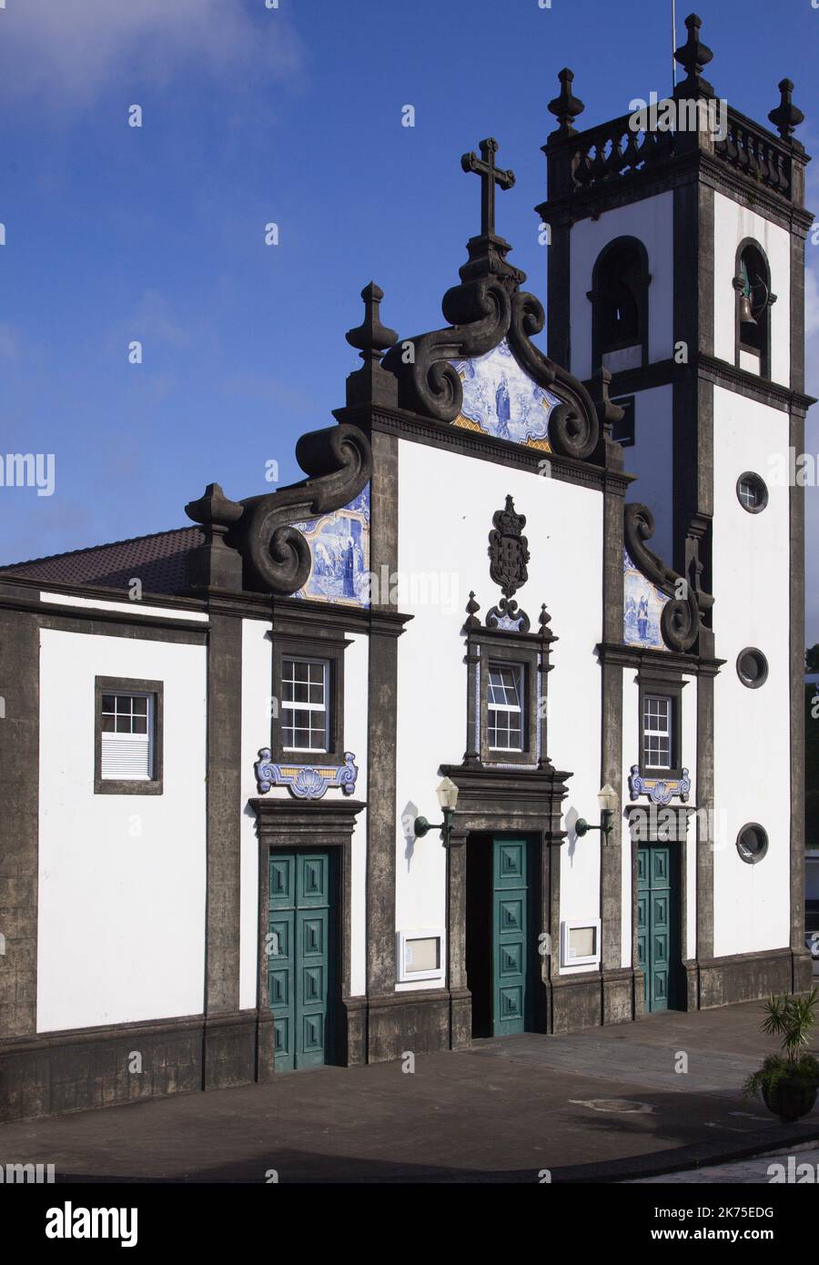Portugal, Azores, Sao Miguel Island, Santo Antonio, church Stock Photo ...