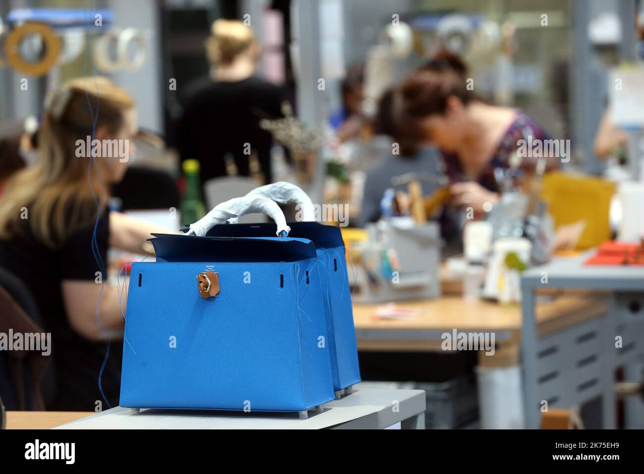 Luxury leather goods Hermès inaugurates its 16th factory in France, the ...