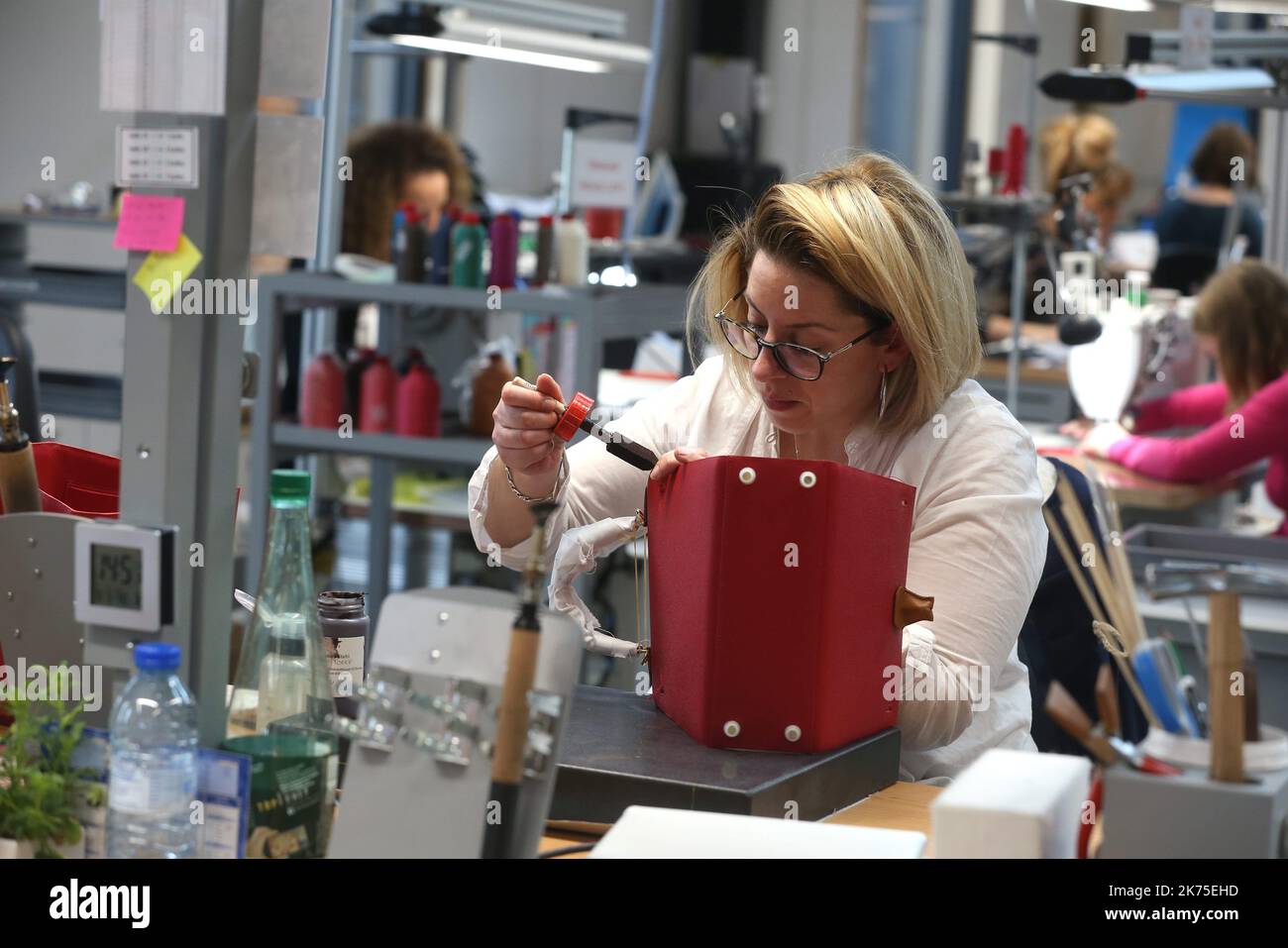 Luxury leather goods Hermès inaugurates its 16th factory in France, the ...