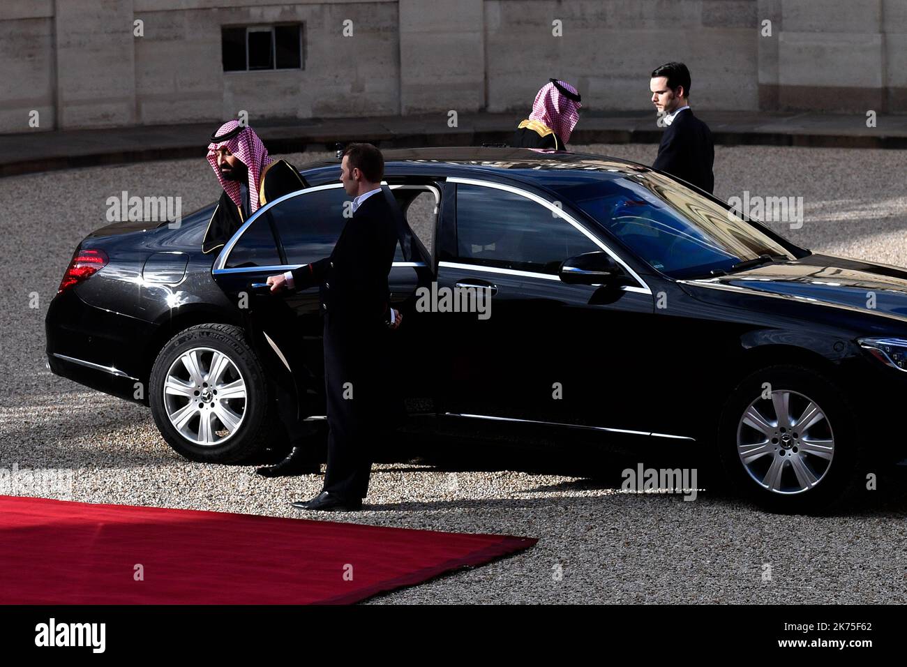 Crown Prince Mohammed Bin Salman Bin Abdulaziz Al Saoud at the Elysee ...