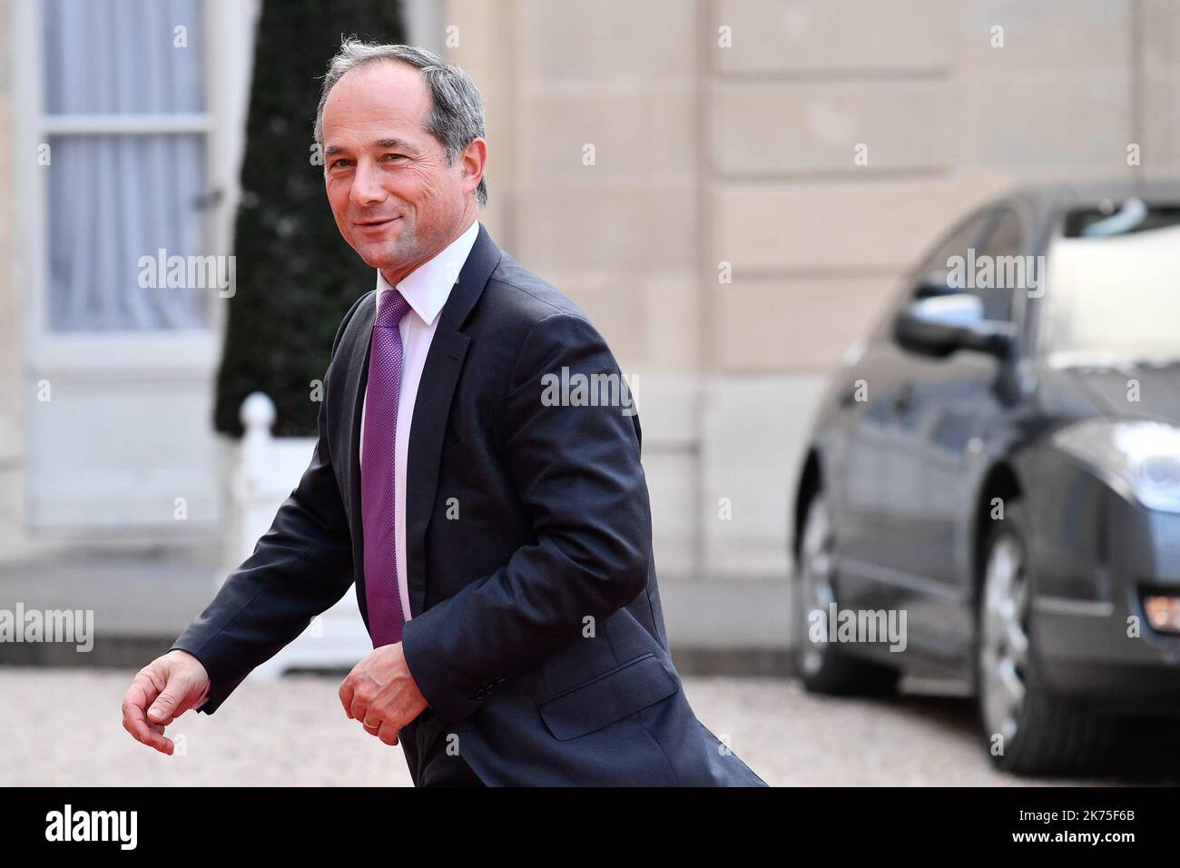 Frederic Oudea, CEO of Societe Generale, arrives for an official dinner ...