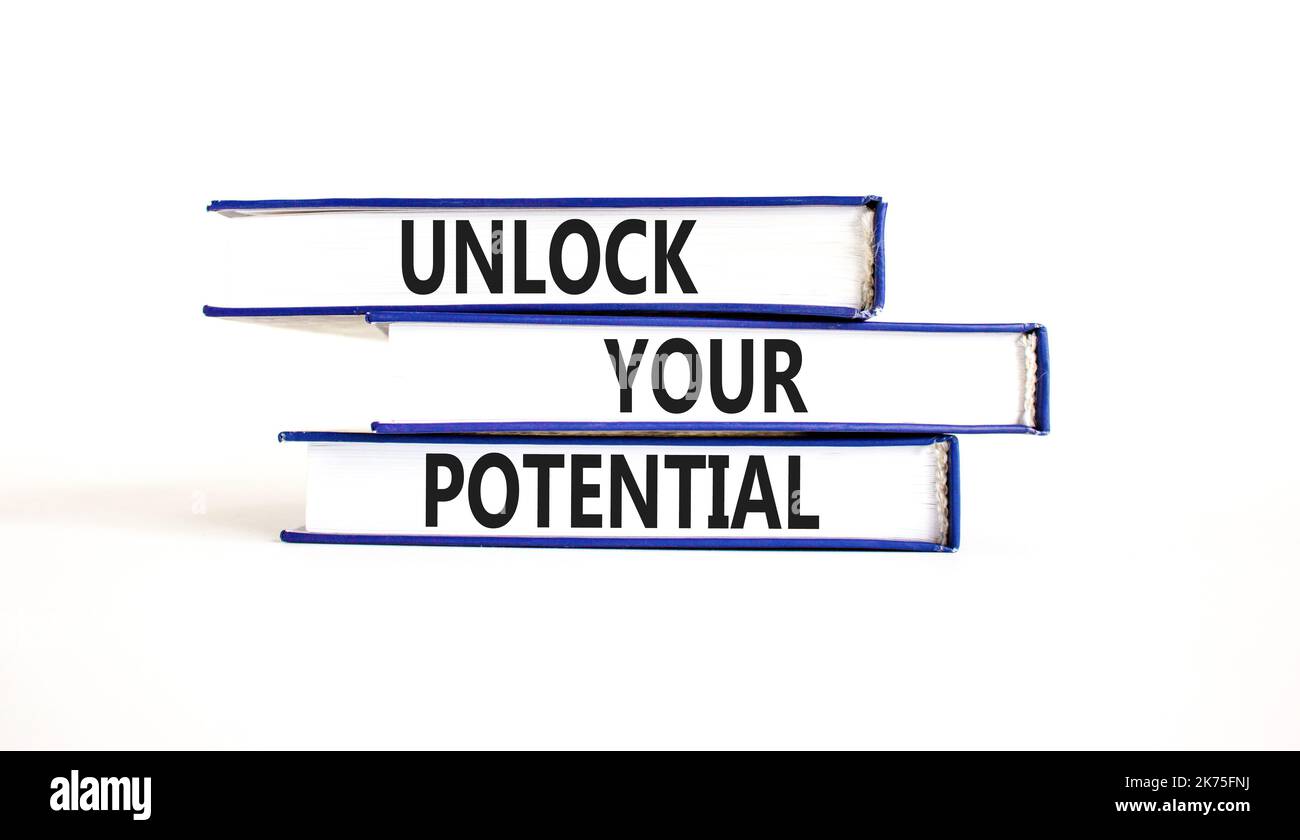 Unlock your potential symbol. Concept words Unlock your potential on ...