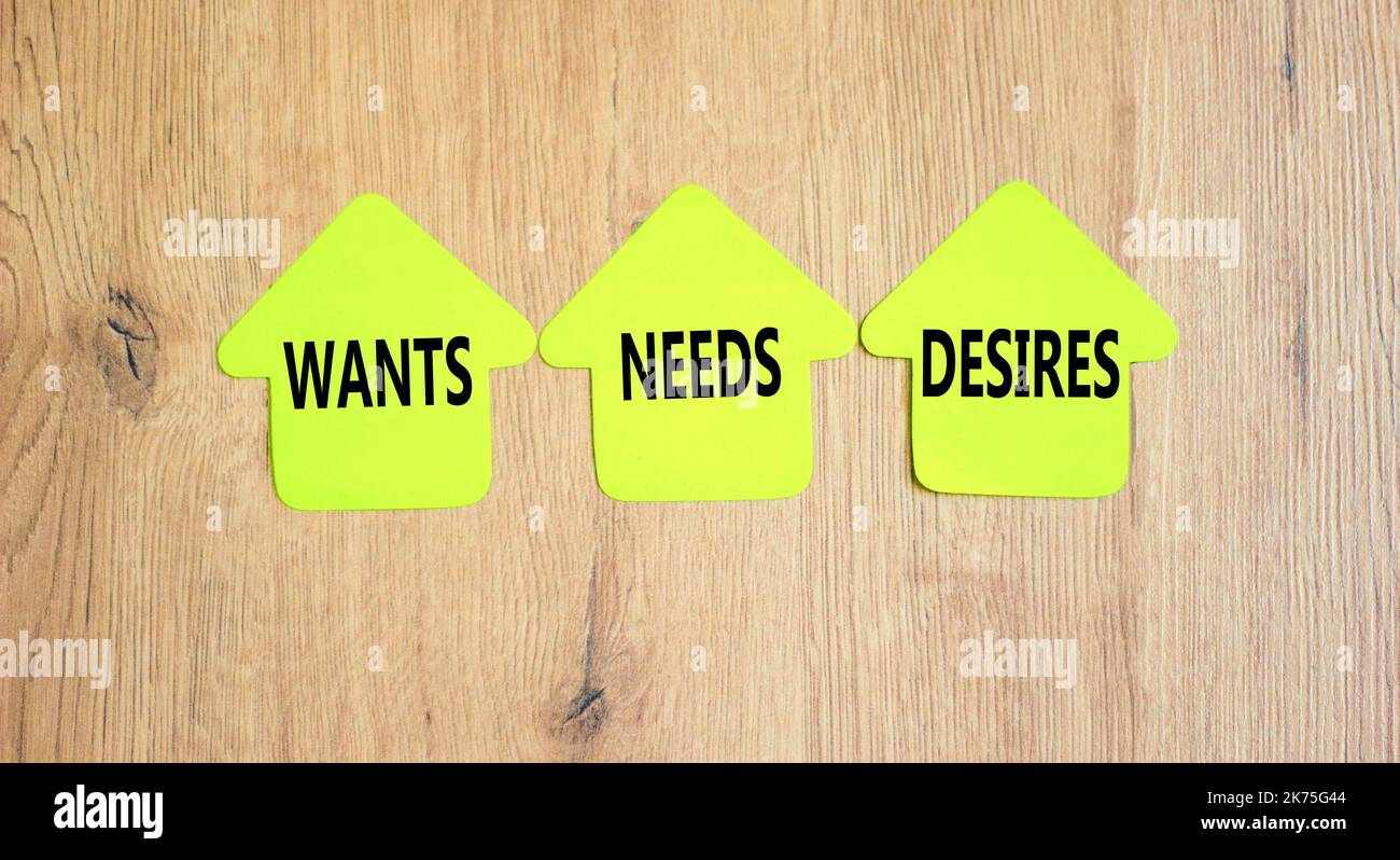 Needs and wants balance hi-res stock photography and images - Alamy