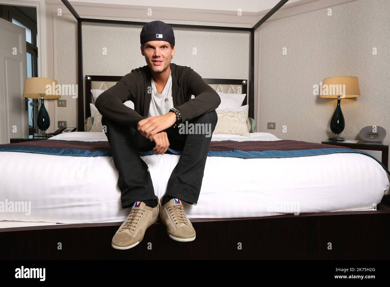 Tim Bergling, better known as Avicii, is a Swedish DJ, in Paris Stock ...