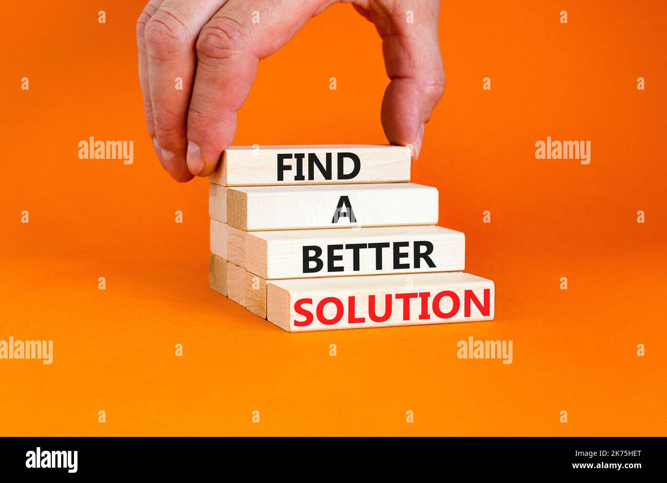 Find a better solution symbol. Concept words Find a better solution on ...