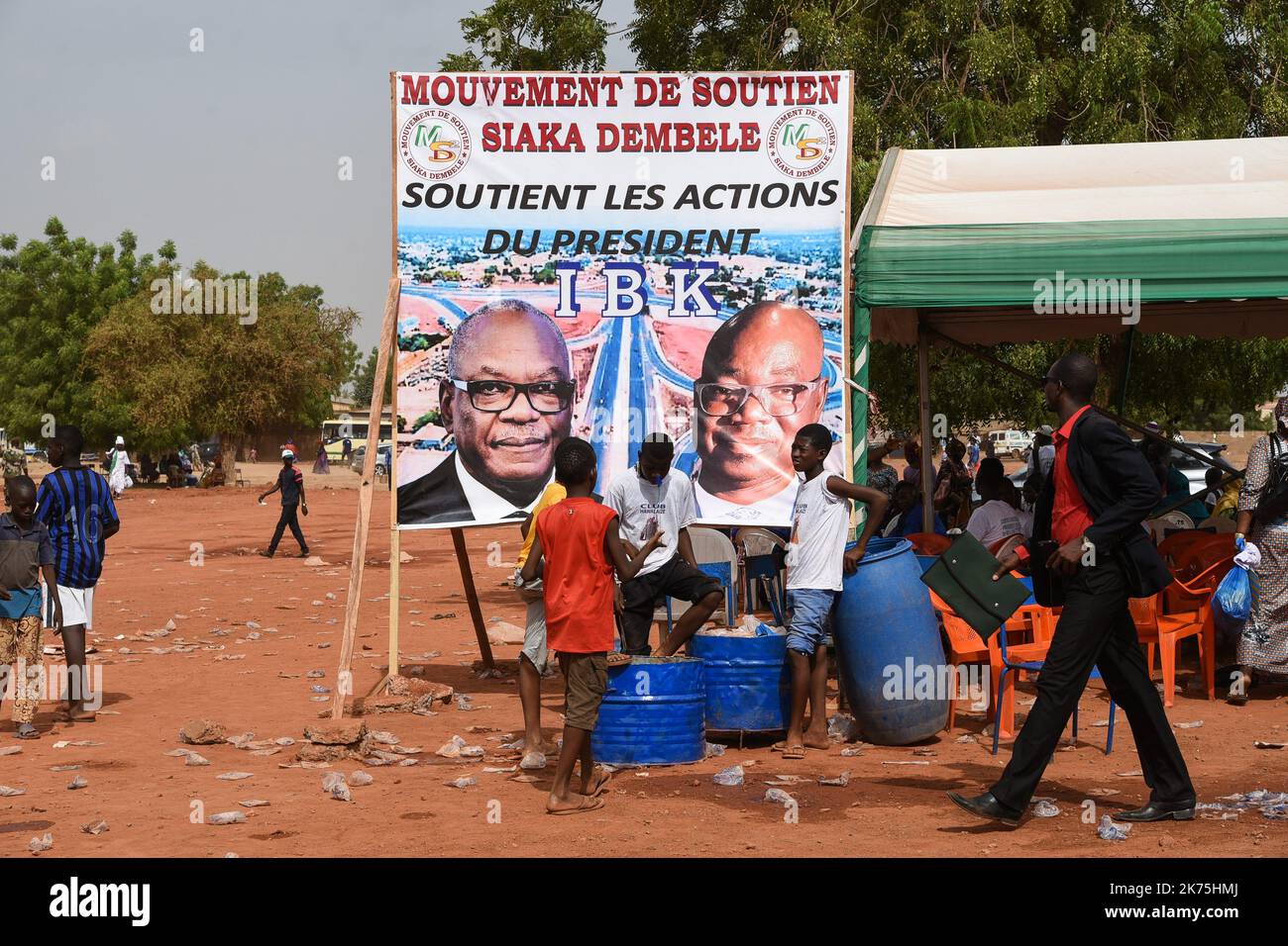 Visit of the President of the Republic Ibrahim Boubacar Keita to Segou ...