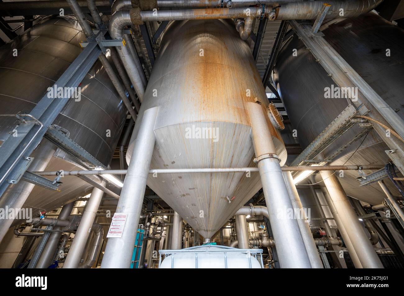 Schwedt, Germany. 17th Oct, 2022. At the Verbio Vereinigte BioEnergie ...