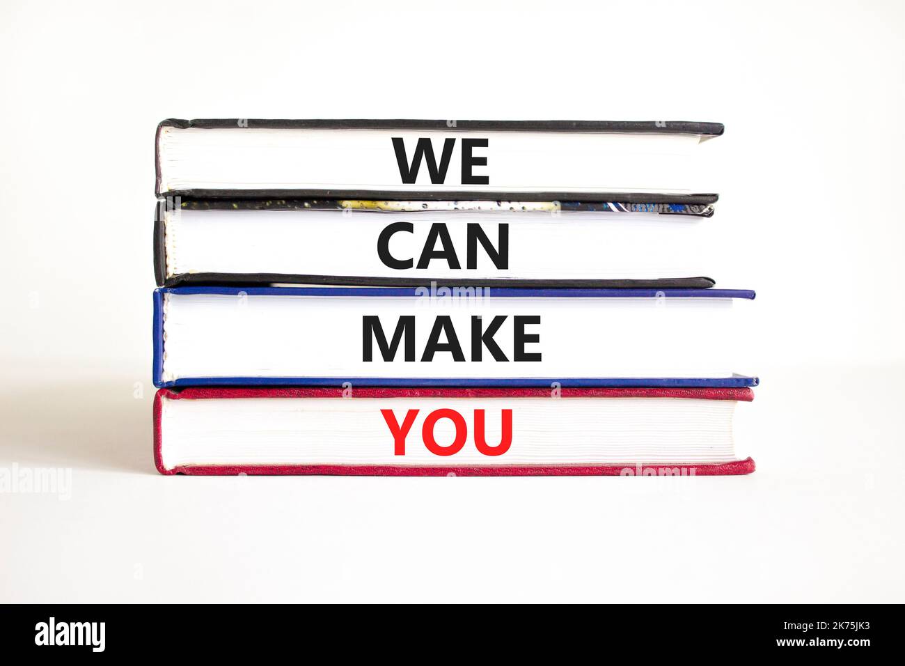 Support and we can make you symbol. Concept words We can make you on ...