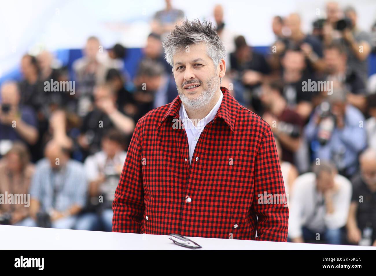 French director Christophe Honore poses on May 11, 2018 during a ...