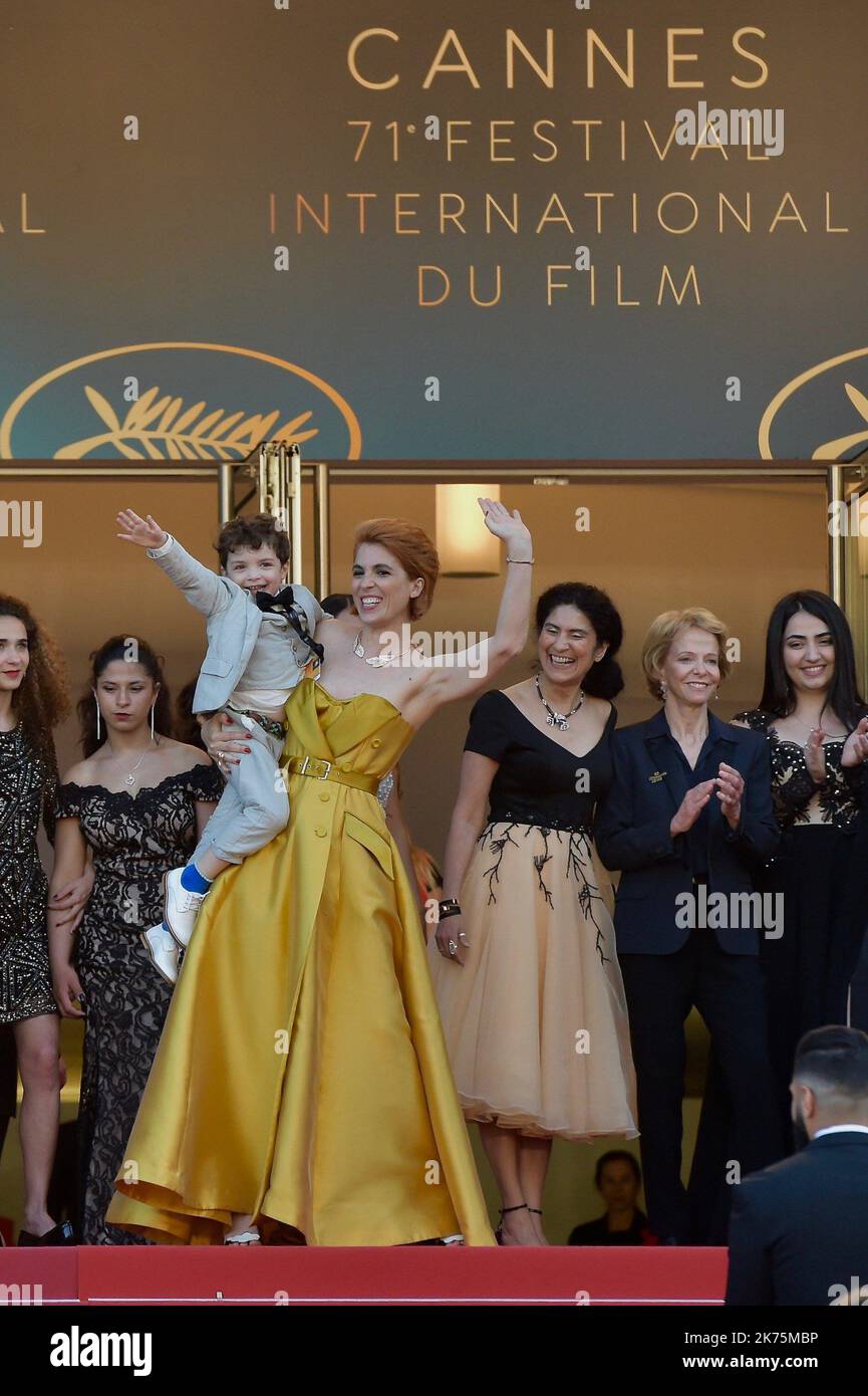 Actresses Emmanuelle Bercot, Golshifteh Farahani, director Eva Husson ...