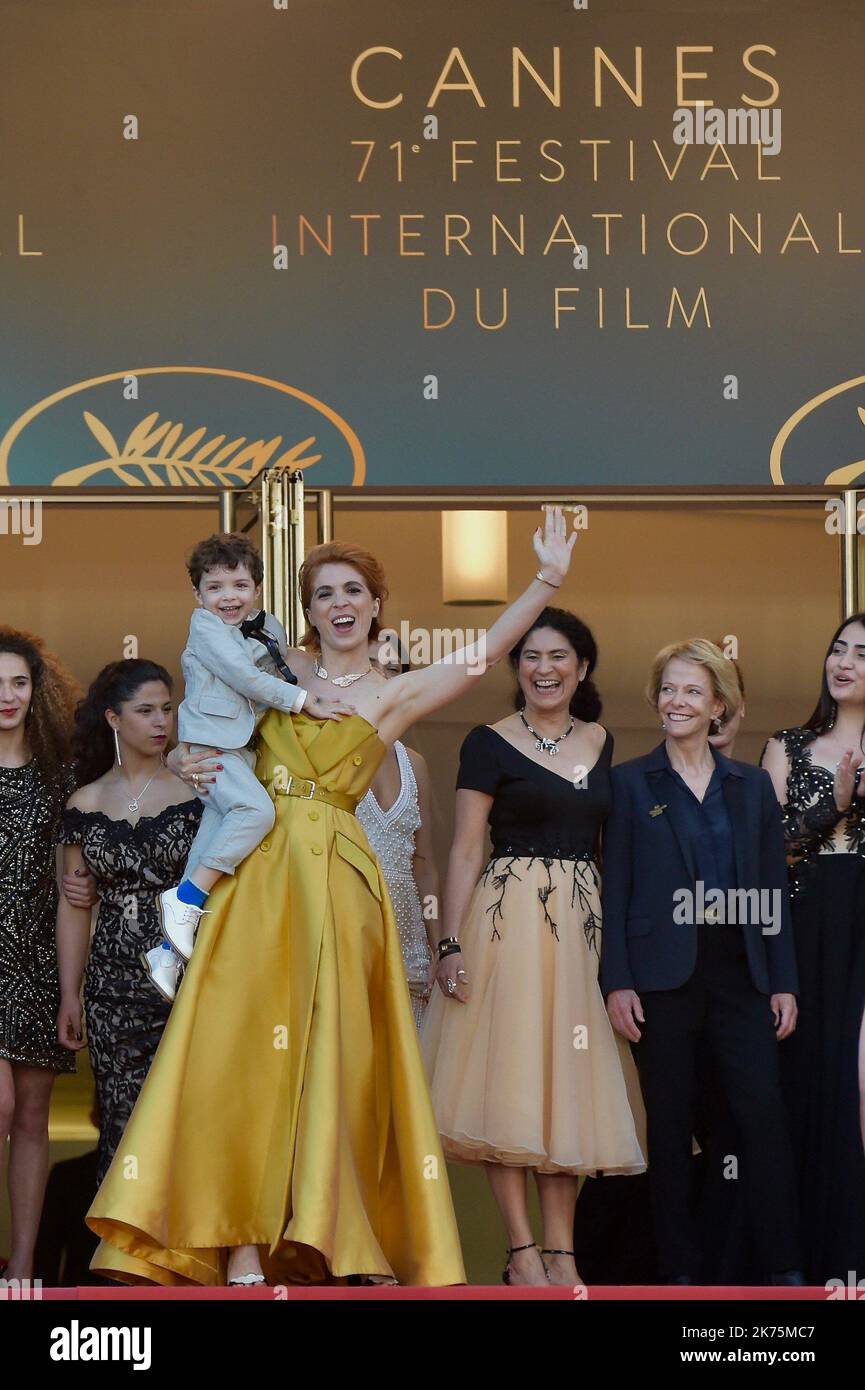 Actresses Emmanuelle Bercot, Golshifteh Farahani, director Eva Husson ...