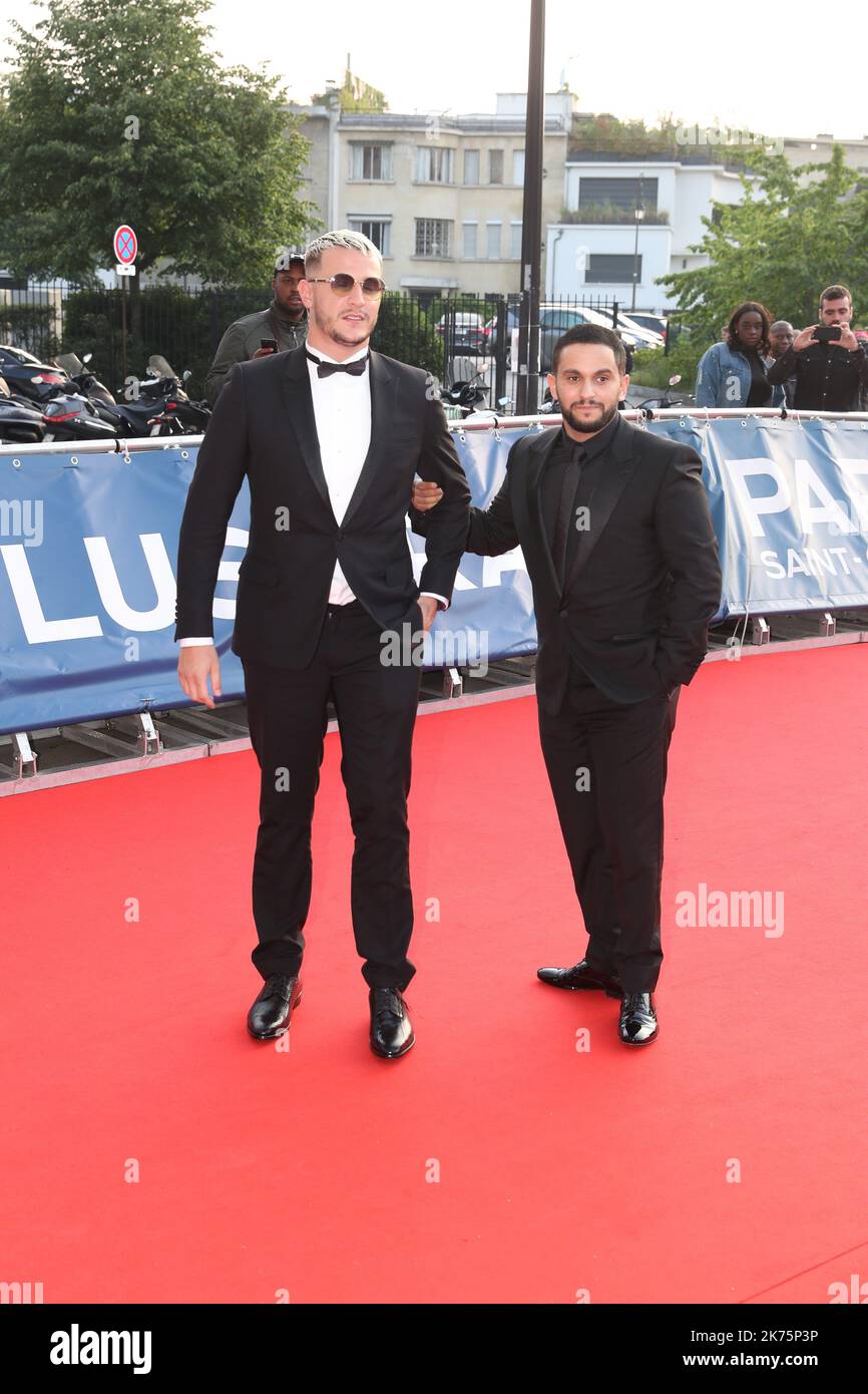 Diner de gala de la fondation PSG. DJ Snake et Malik Bentala FOOTBALL ...