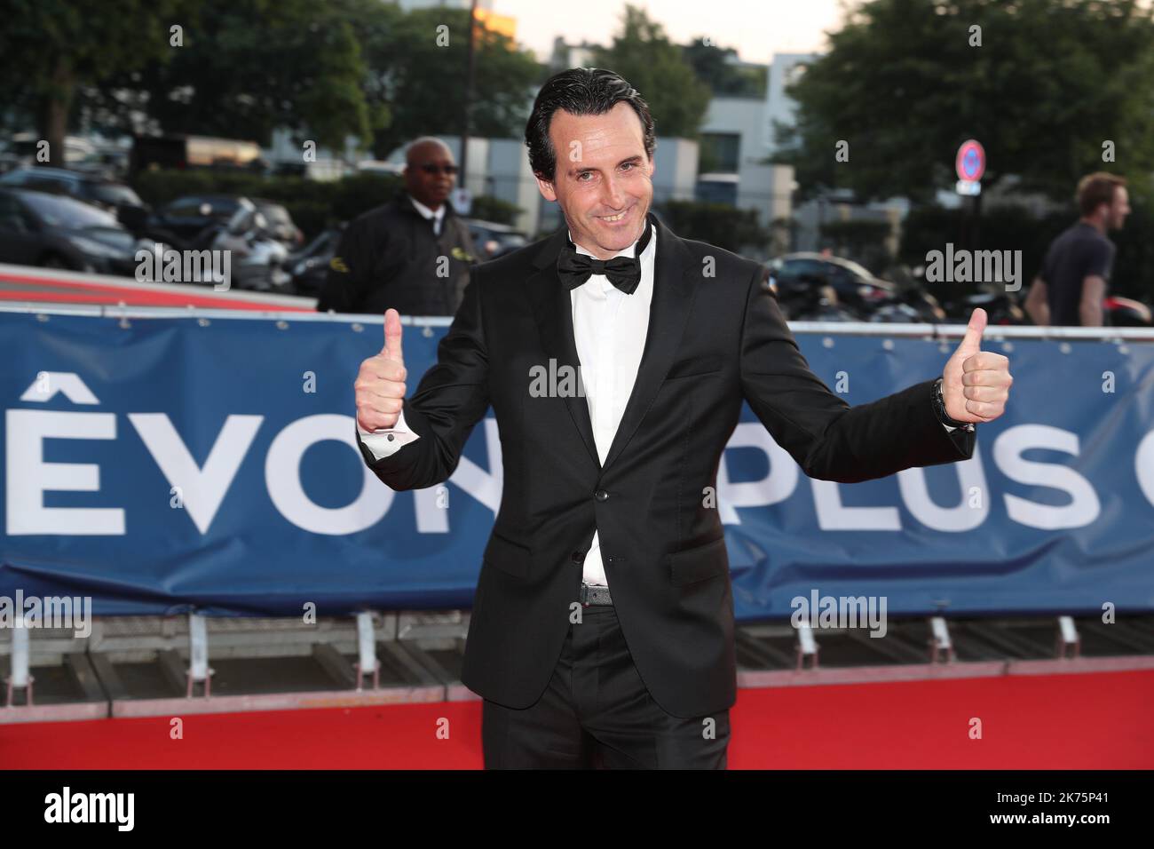 Diner de gala de la fondation PSG. Unai Emery FOOTBALL PARIS PARIS 15 ...