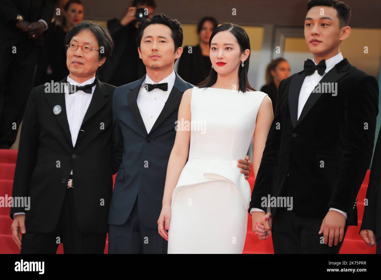 Le rÃ©alisateur Chang-dong Lee, l'acteur Ah-in Yoo, l'actrice Jong-seo ...