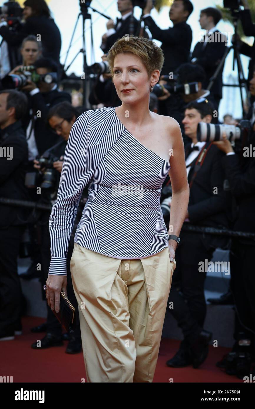 Natacha Polony 71st annual Cannes Film Festival in Cannes, France, May 2018. The film festival ...