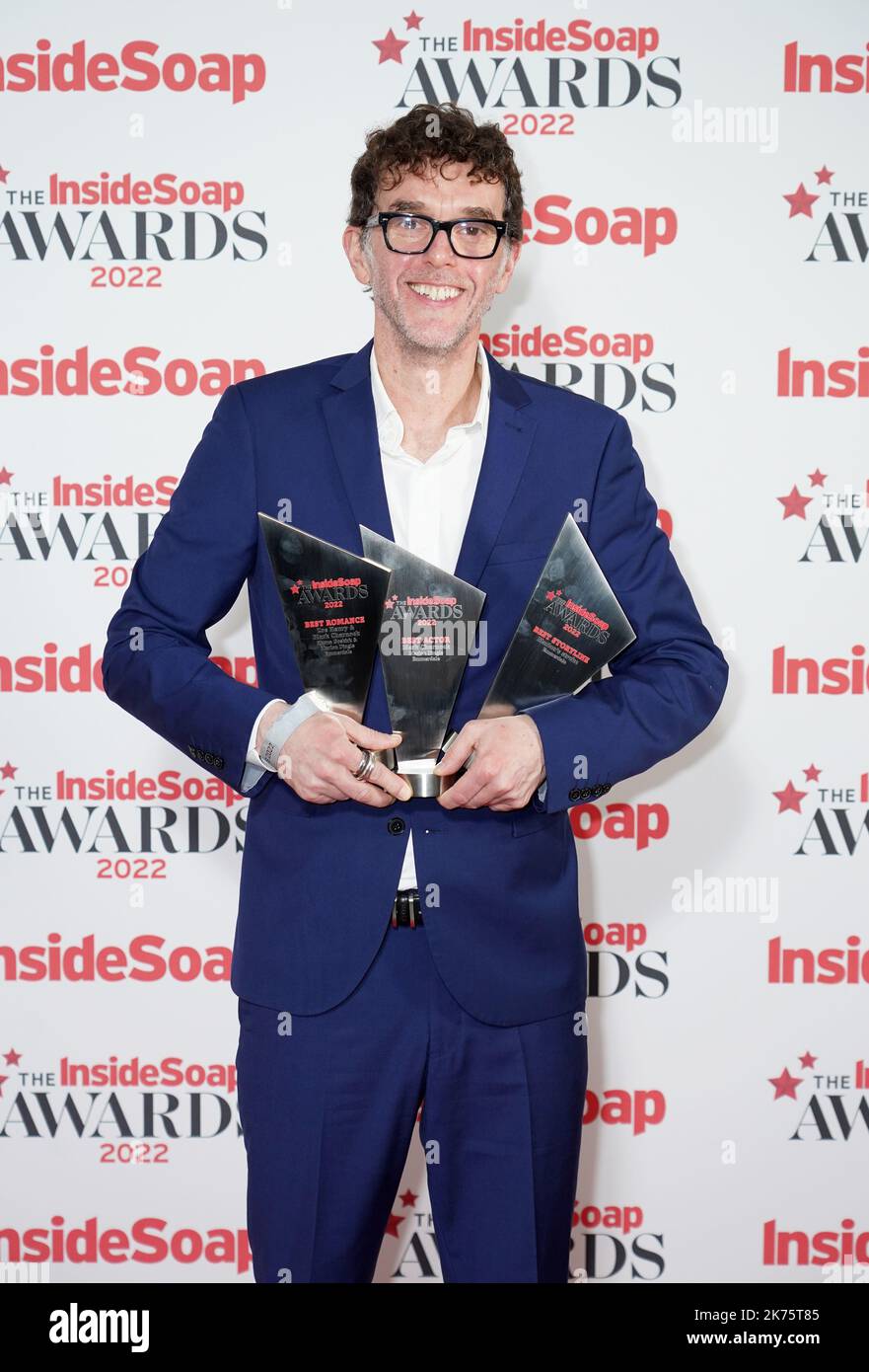 Mark Charnock with the Best Romance, Best Actor and Best Storyline ...