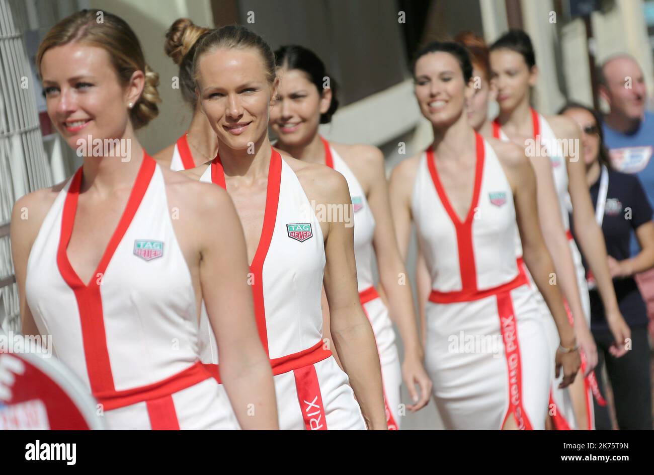 The Grid Girls of Grand Prix de Monaco Stock Photo - Alamy