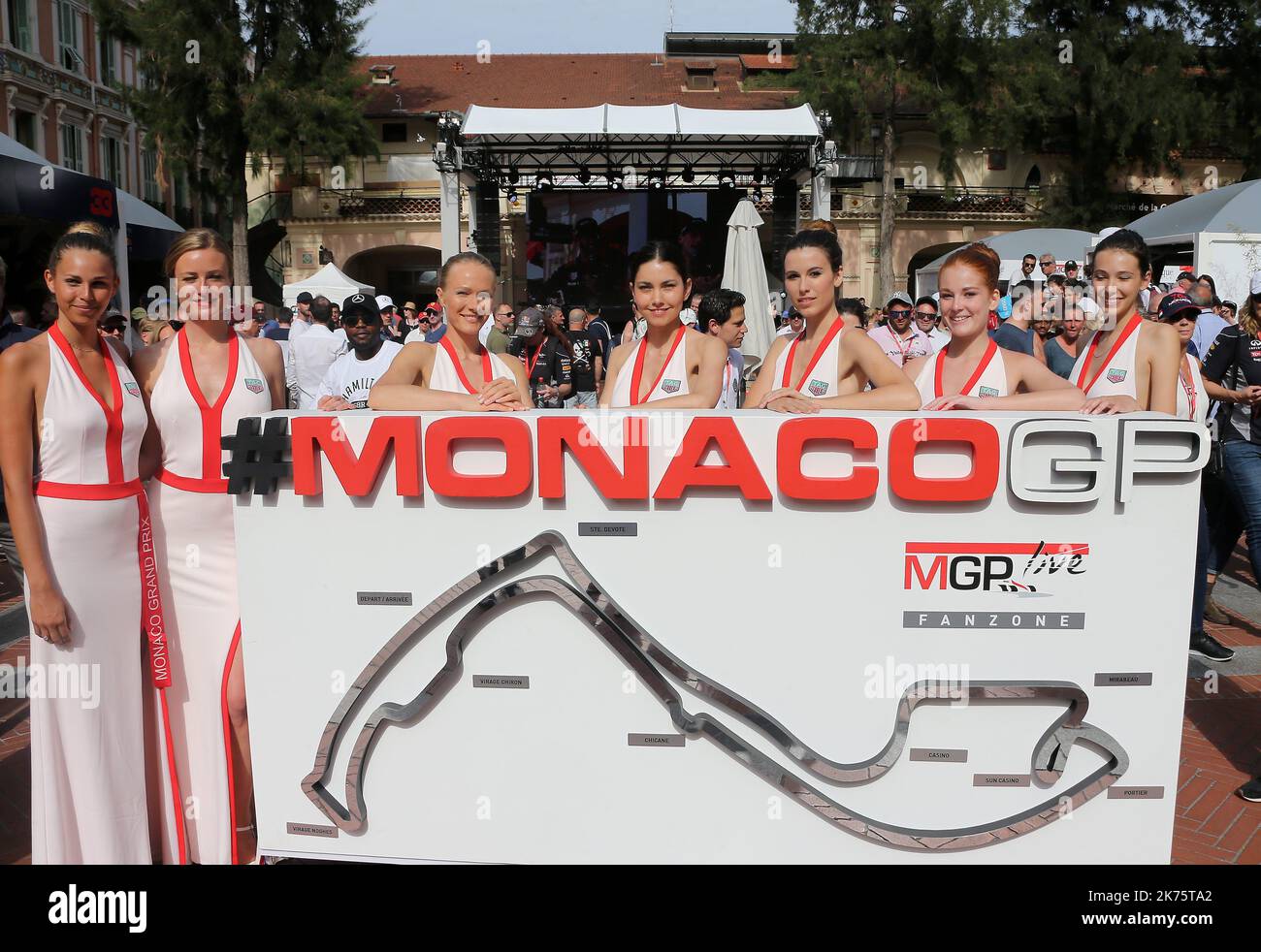 The Grid Girls of Grand Prix de Monaco Stock Photo - Alamy