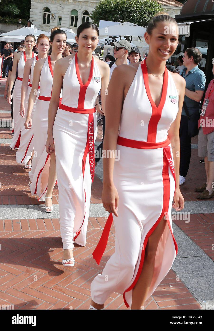 The Grid Girls of Grand Prix de Monaco Stock Photo - Alamy