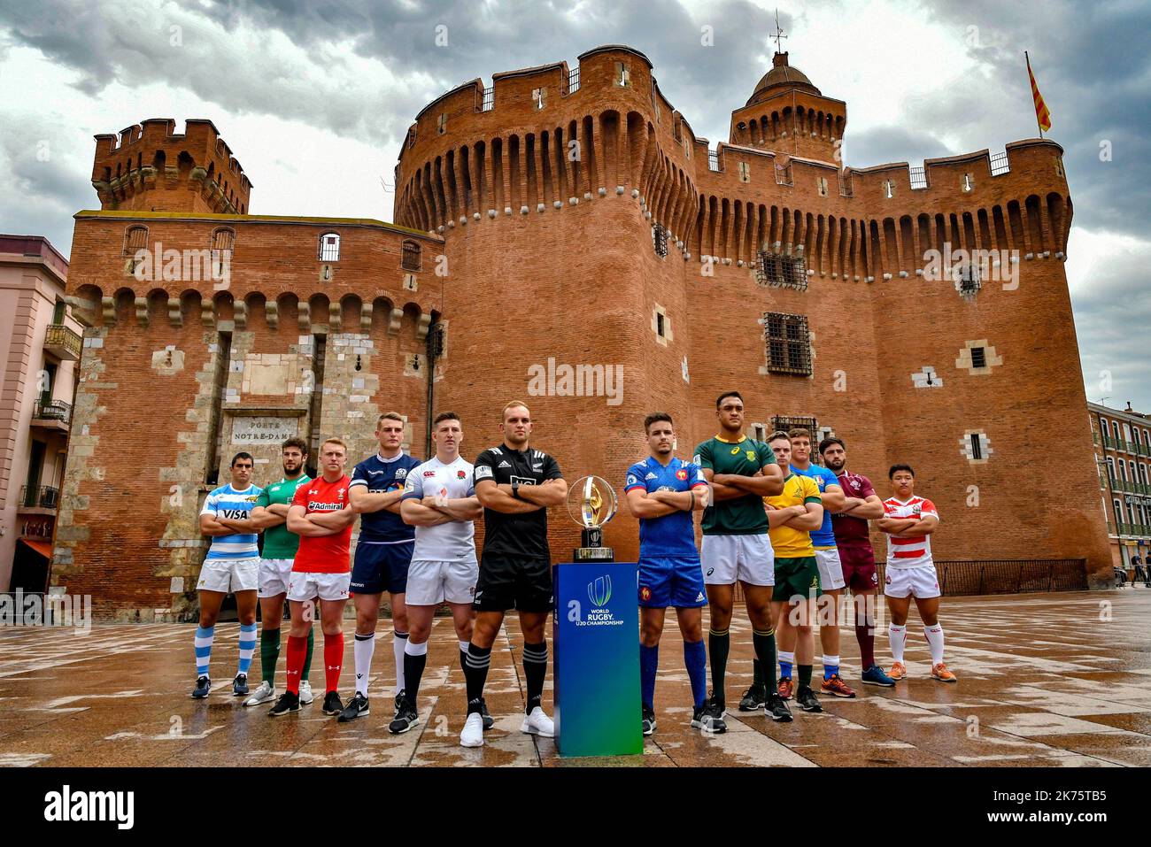U20 Rugby World Cup presentation with team captains Stock Photo - Alamy