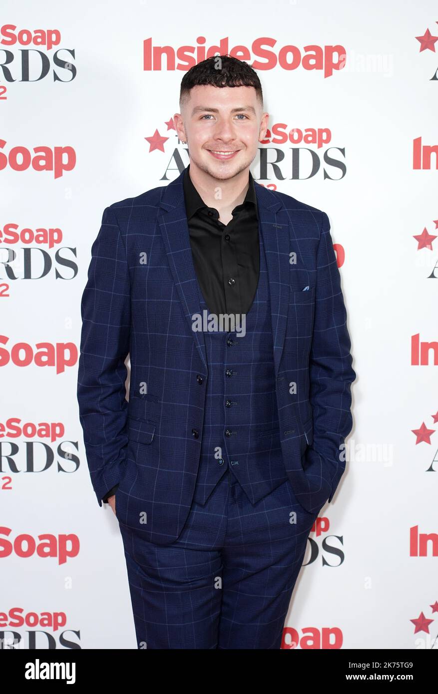Jack James Ryan at the Inside Soap Awards at 100 Wardour Street in ...