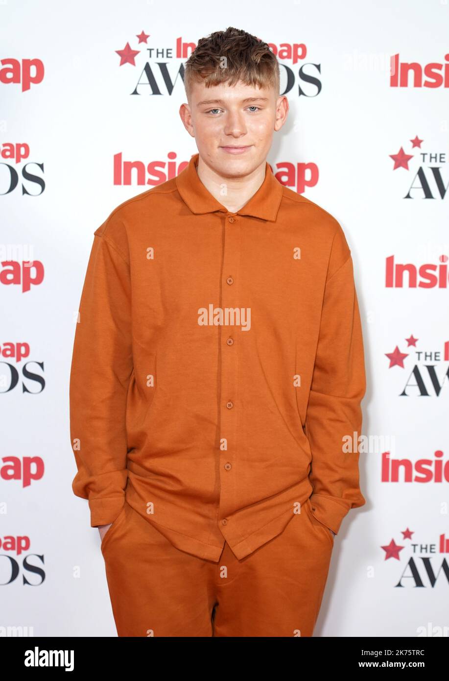 Paddy Bever at the Inside Soap Awards at 100 Wardour Street in London ...