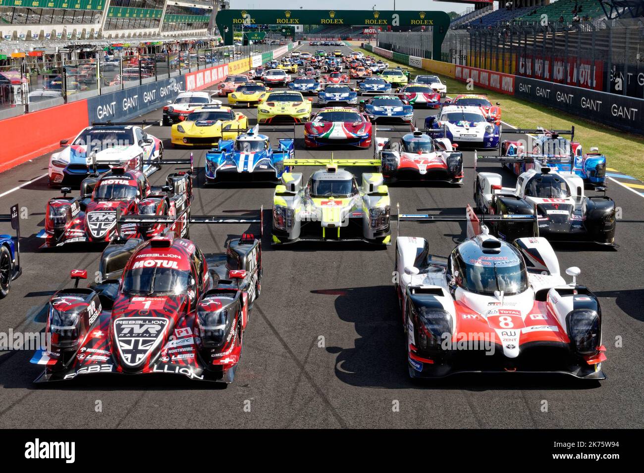 The 2018 Le Mans 24 hours, on June 2nd, 2018 at Le Mans circuit ...
