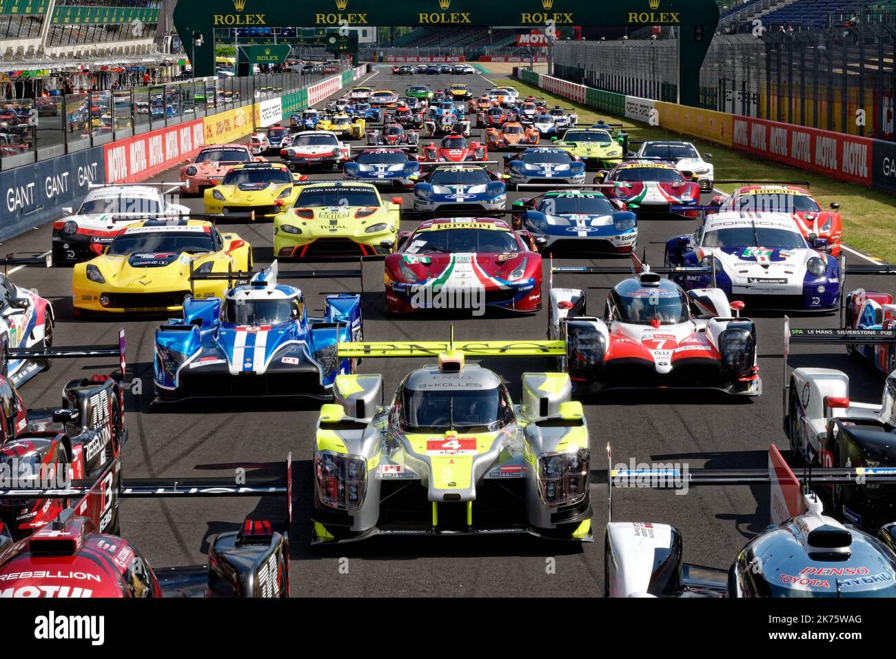 The 2018 Le Mans 24 hours, on June 2nd, 2018 at Le Mans circuit ...