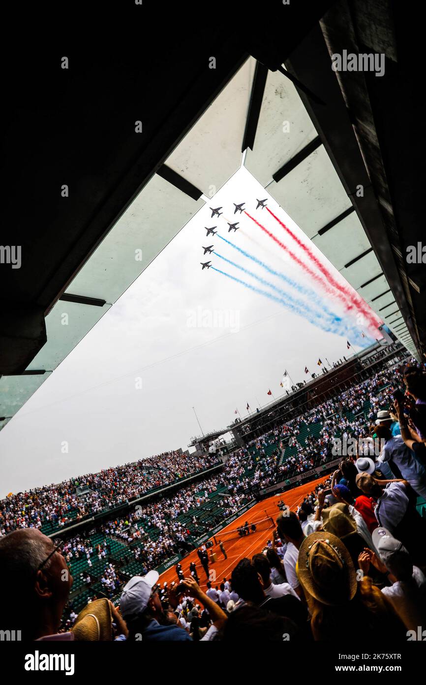 ROLAND GARROS FRENCH OPEN 2018 / Final Nadal - Thiem June 10 2018 Stock ...