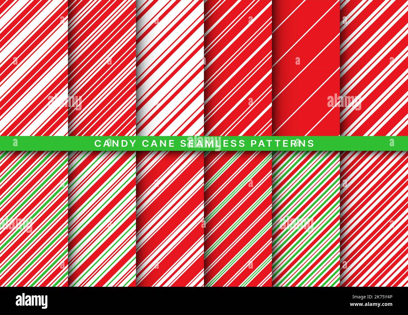 Christmas Stripe Patterns
