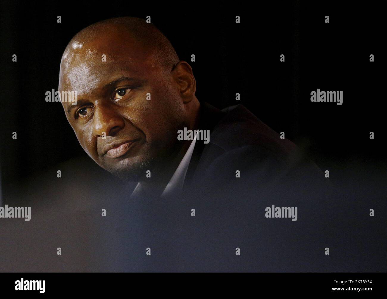 Patrick Vieira is named new Nice head coach during a presentation at ...