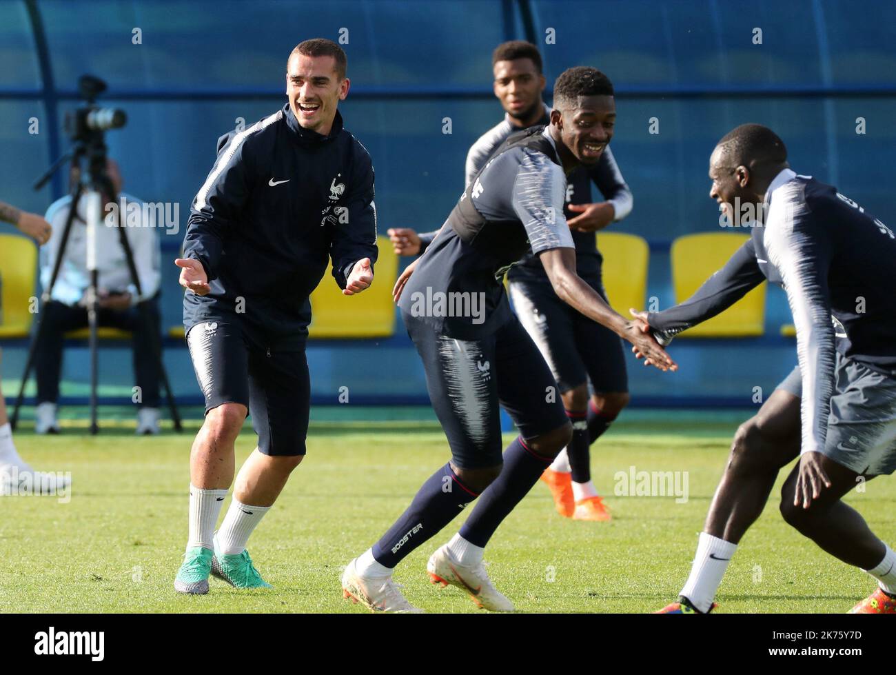 Antoine Griezmann FIFA World Cup training ground in Russia, FRENCH TEAM ...