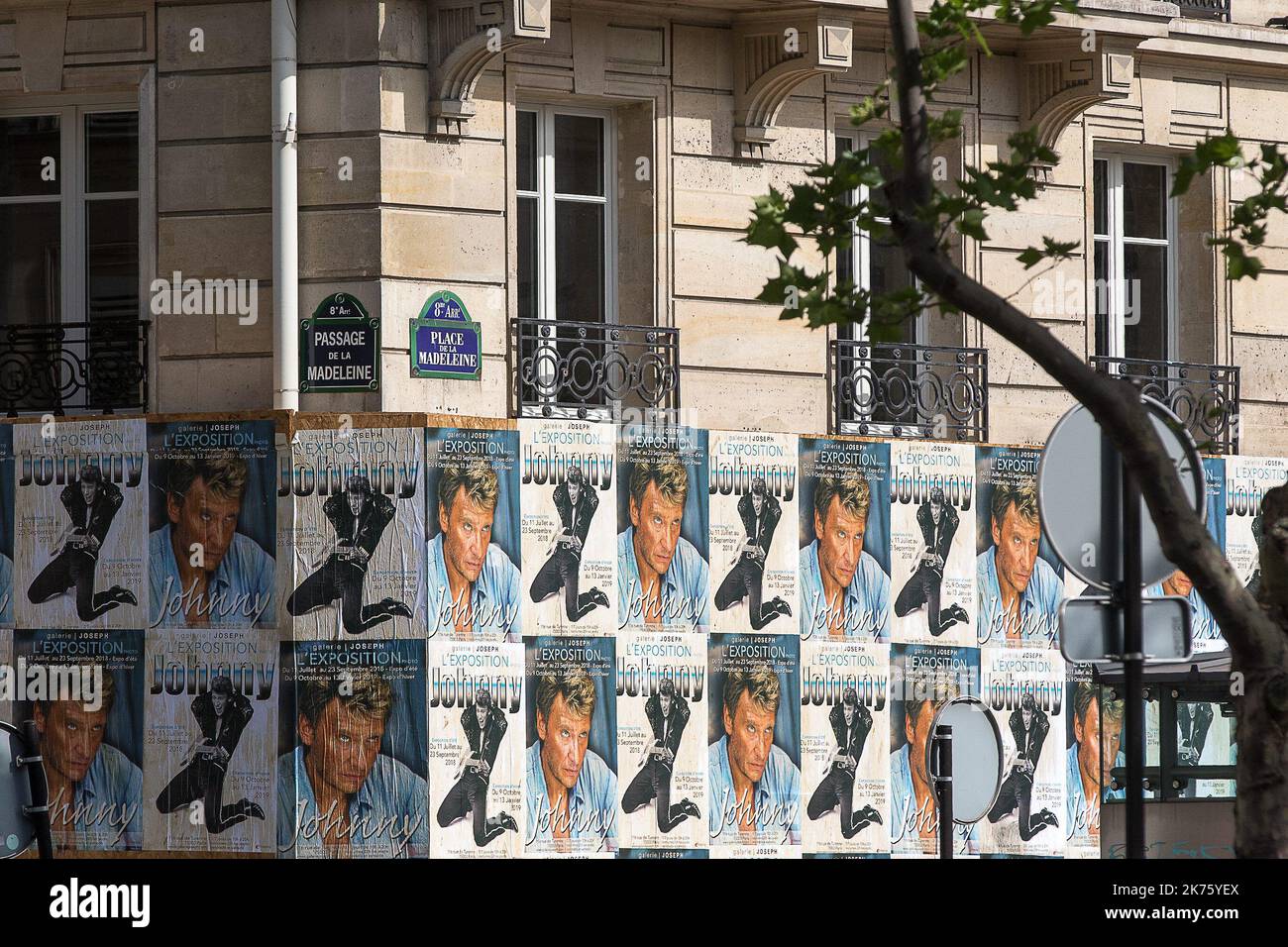 About 6 months after french rock star Johnny Hallyday death, 3 000 ...