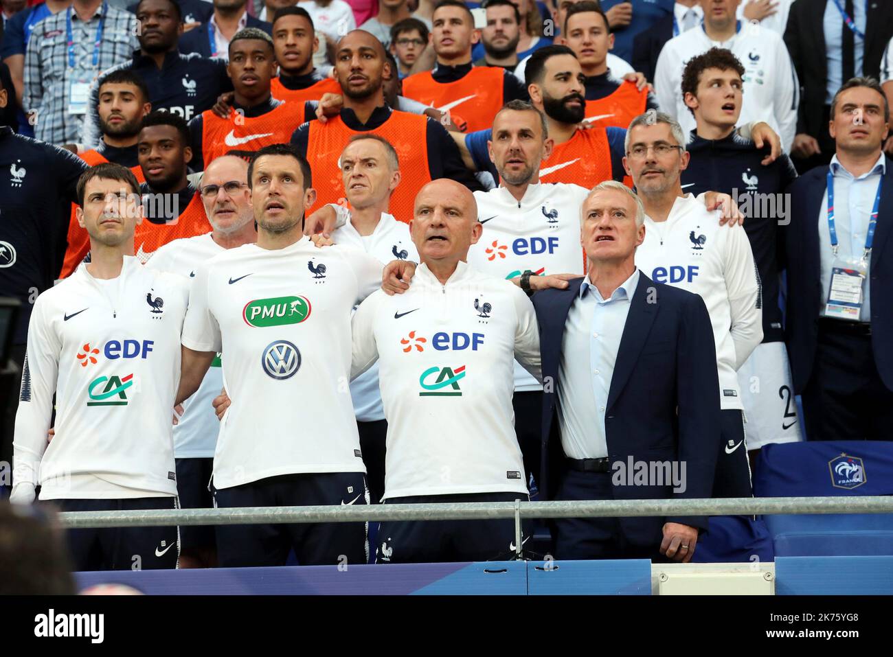 Guy Stephan et Didier Deschamps (France Stock Photo - Alamy