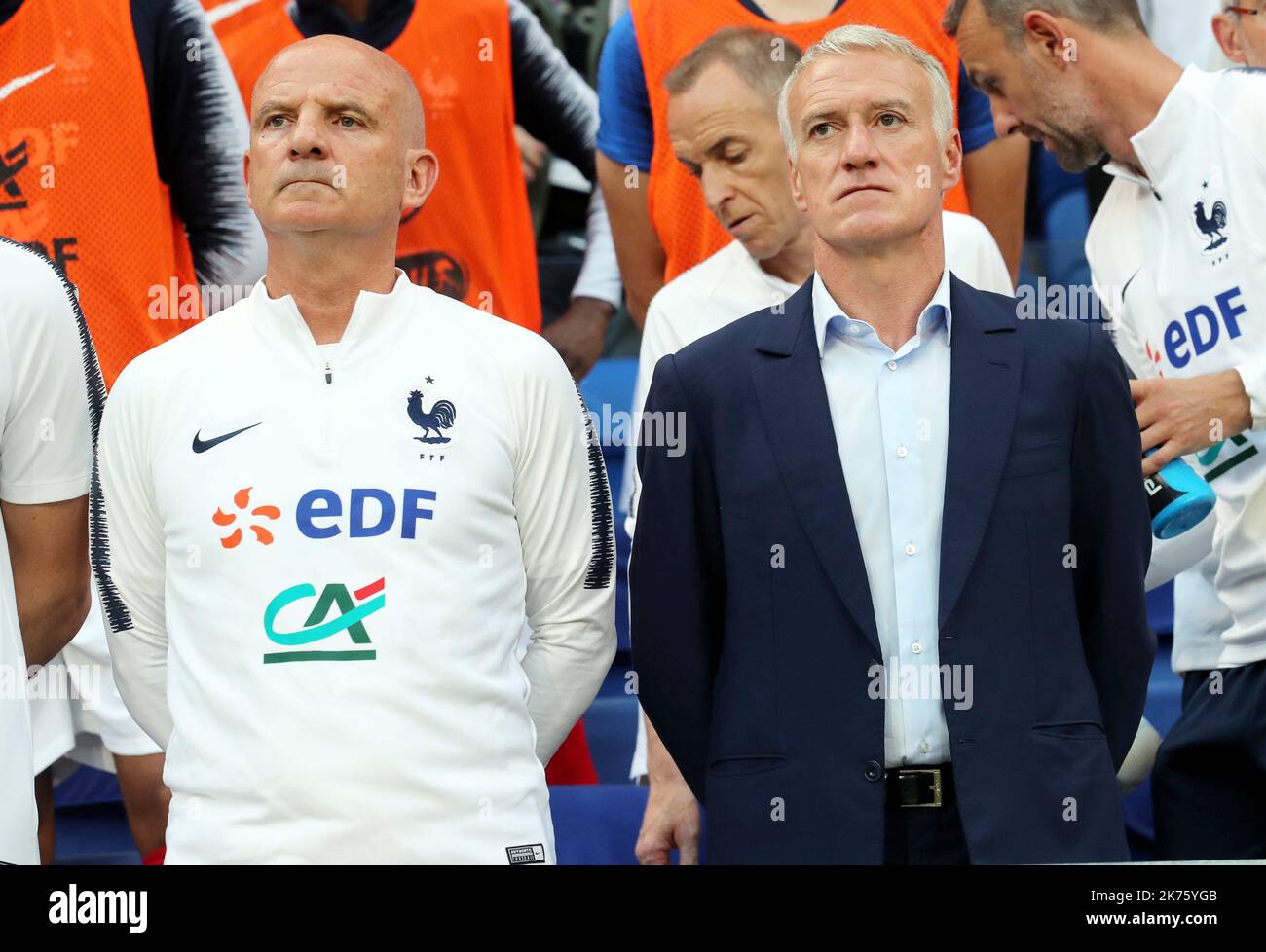 Guy Stephan et Didier Deschamps (France Stock Photo - Alamy