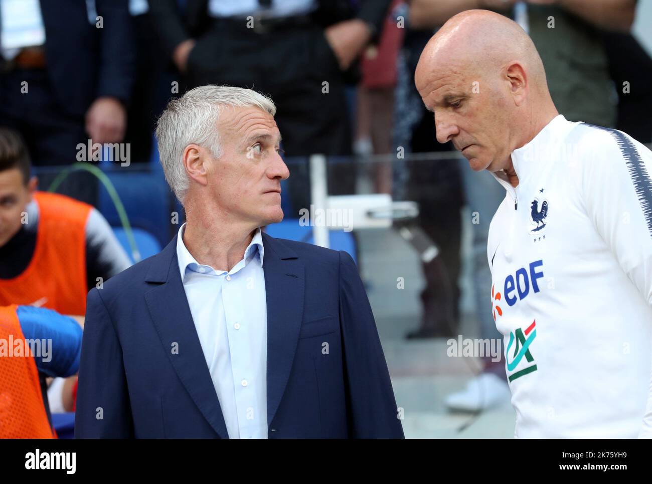 Guy Stephan et Didier Deschamps (France Stock Photo - Alamy