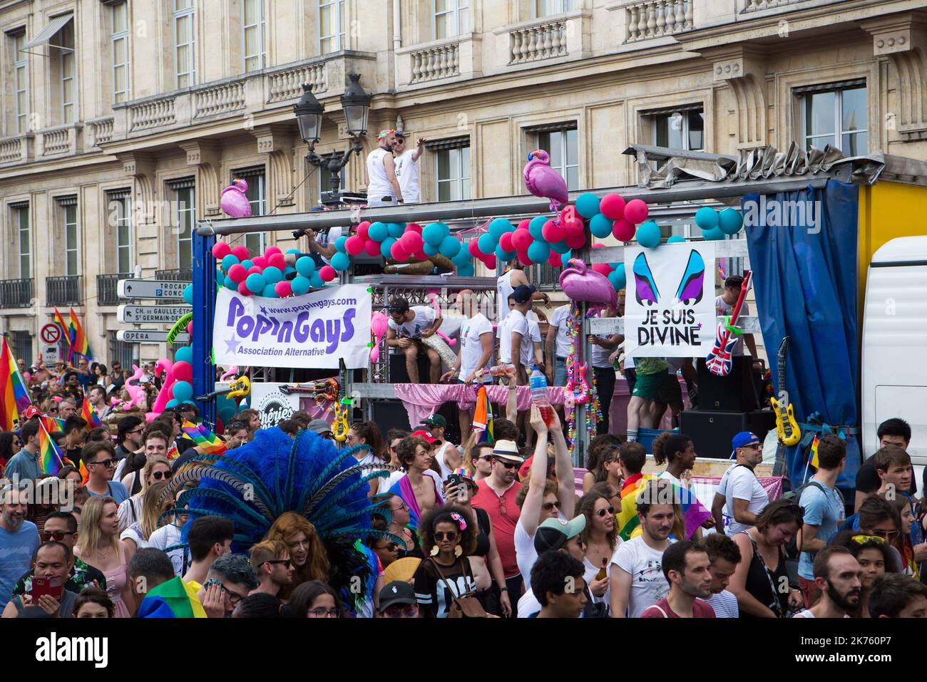 Gay Pride 2018 in Paris, France on June 30, 2018 Stock Photo - Alamy
